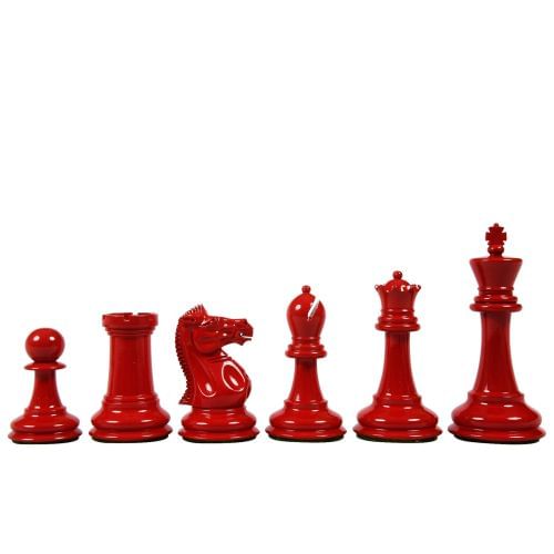 The Burnt Blazed Series Handcarved Lacquer Chess Pieces in Burnt Box ...