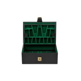 Chess Set Display Case with Fixed Slots for 4" King Size