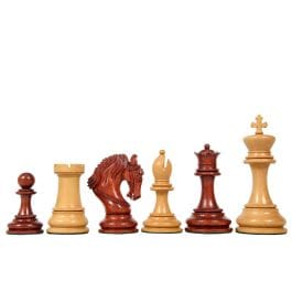 Excalibur as King Arthur Chess Set in Budrosewood