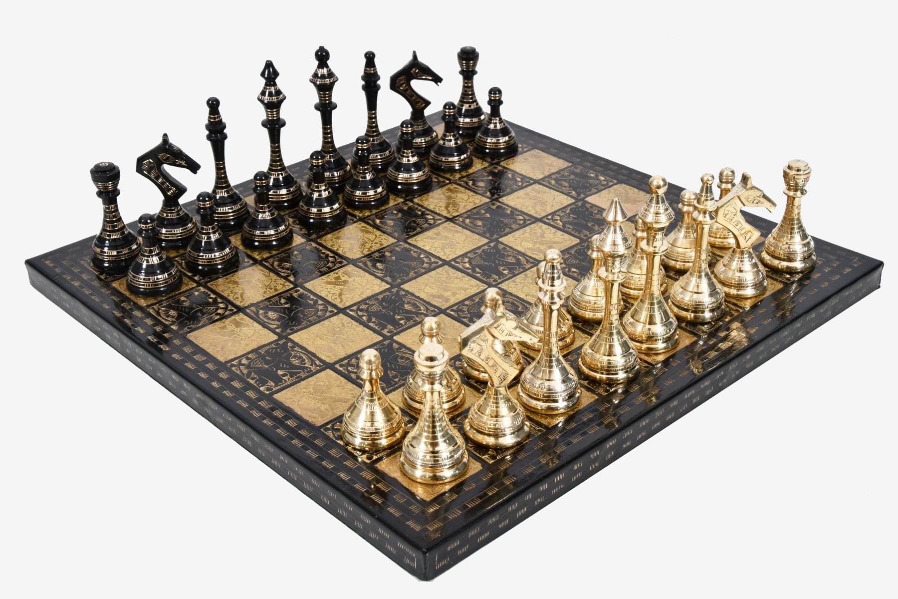 chess set gold