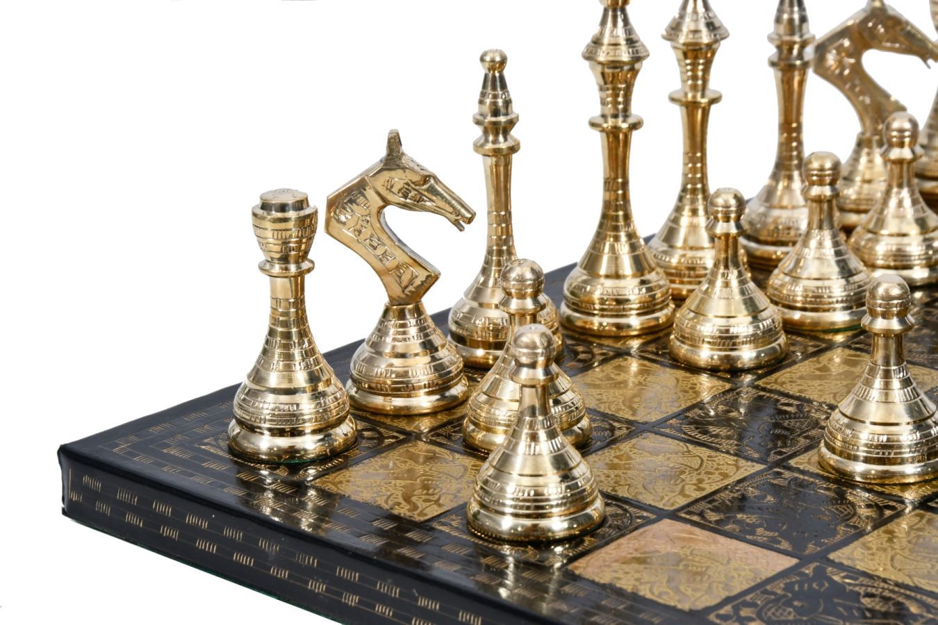chess set gold
